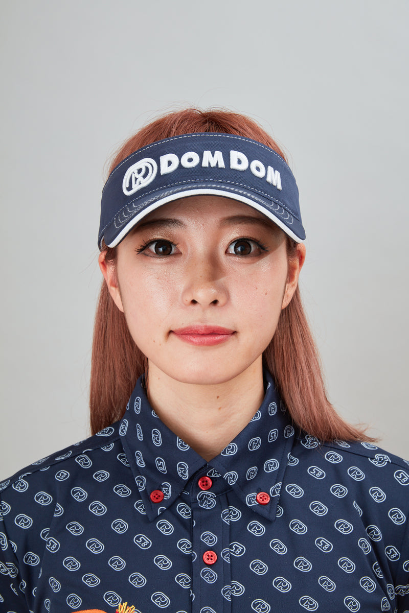 【DOMDOMゴルフ】サンバイザー ネイビー – ドムドムオンラインショップ