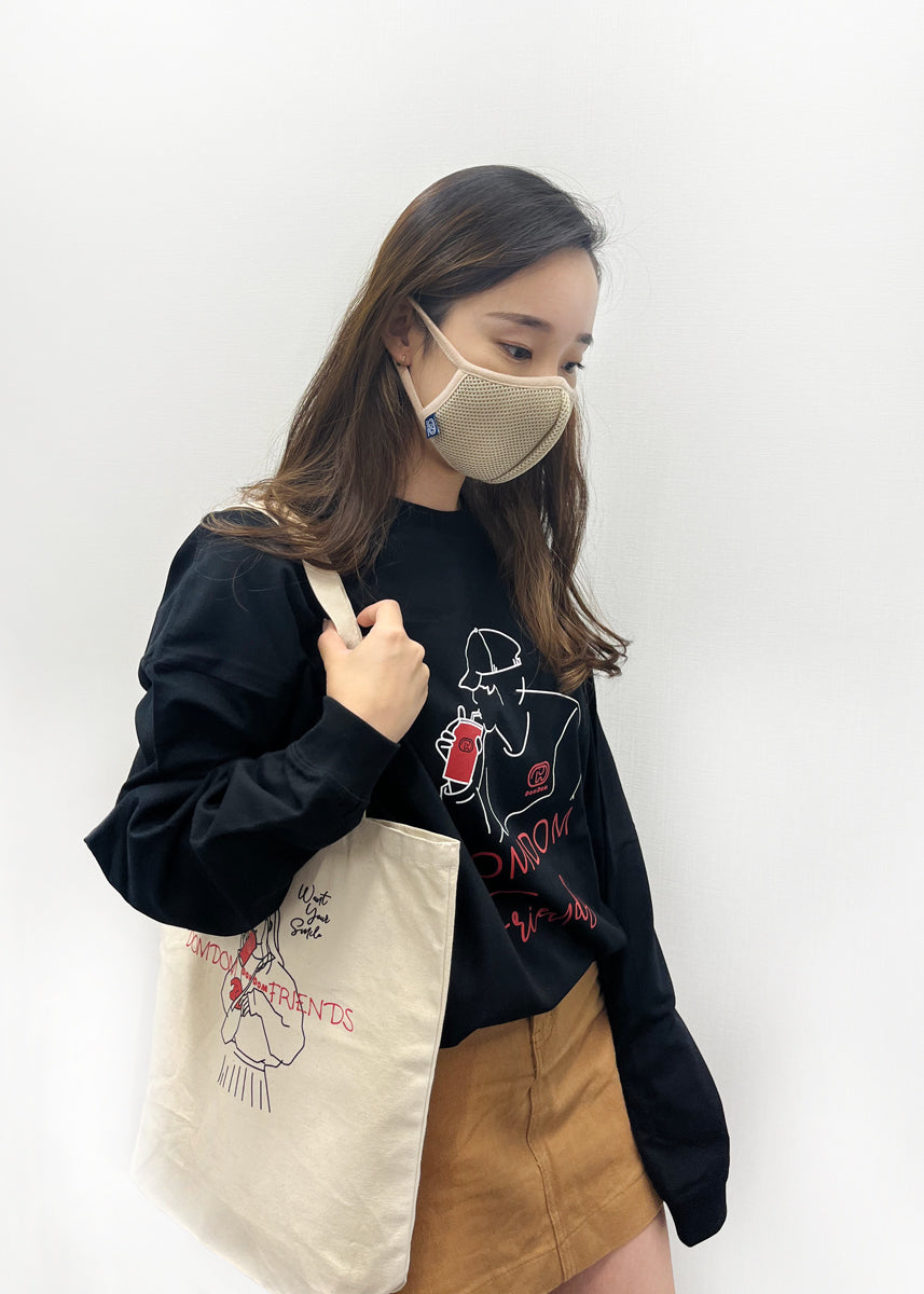 DOMDOM FRIENDS トートバッグ (ポケット付き) – ドムドムオンラインショップ
